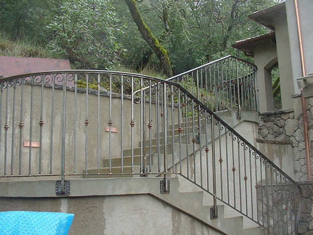 Ornamental iron railing – Project #946 Photo 11 – Sonoma County’s #1 ...